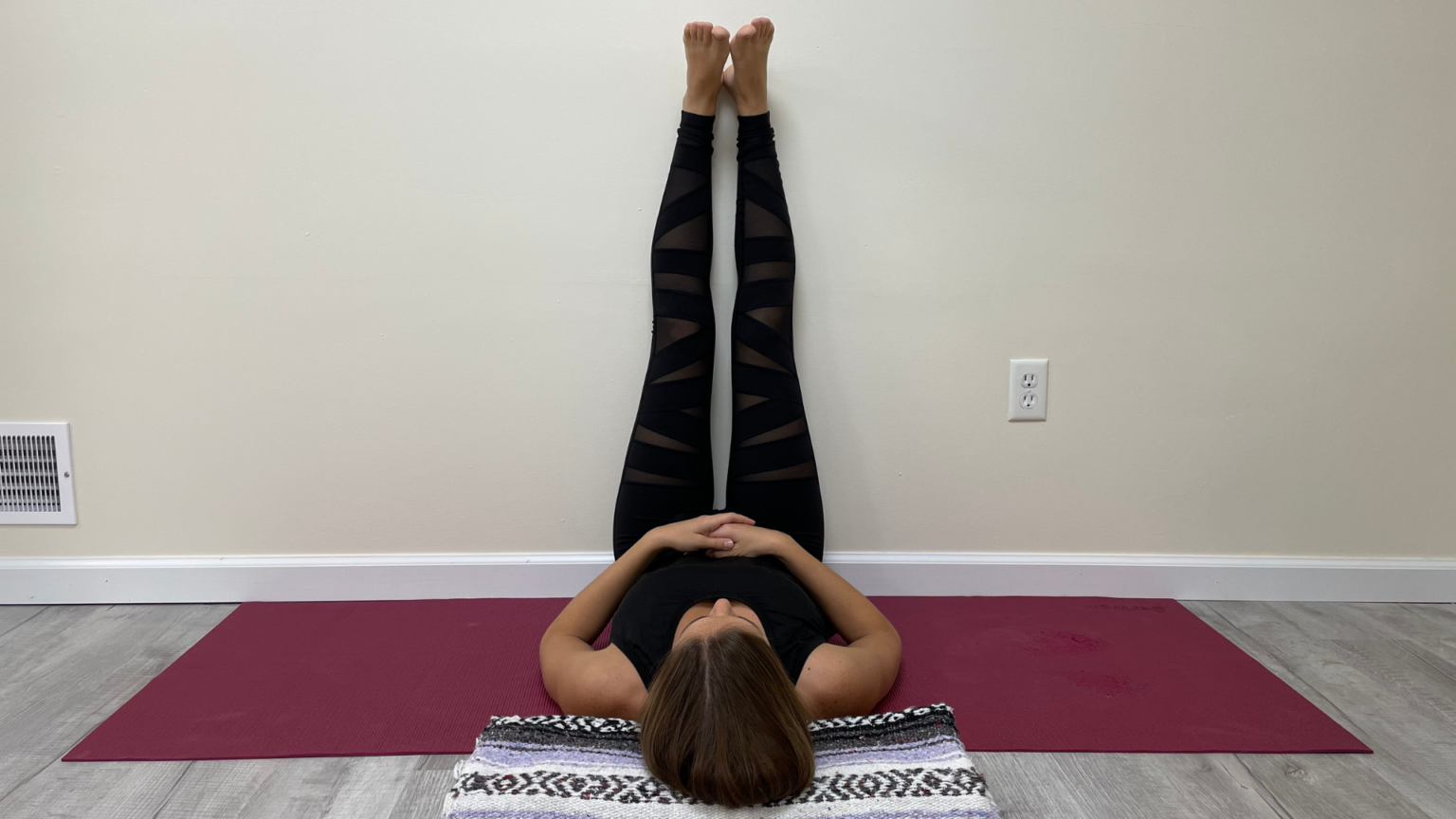 Wall Yin Yoga is Relaxing and Supportive - YogaUOnline
