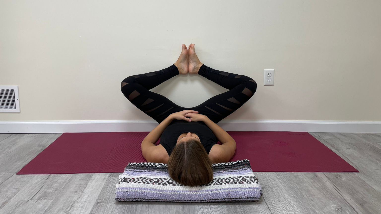 Wall Yin Yoga is Relaxing and Supportive - YogaUOnline