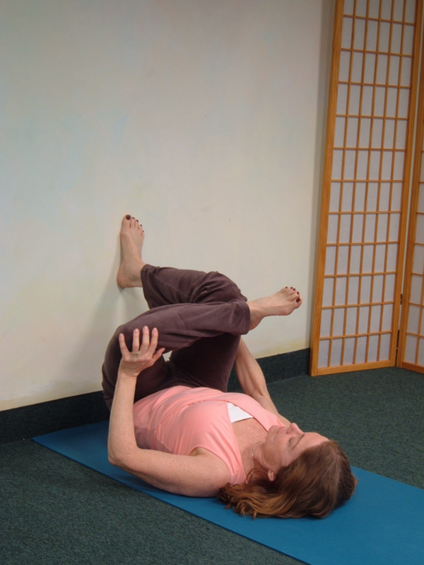 Figure 4 Stretch: Practice at the Wall - YogaUOnline